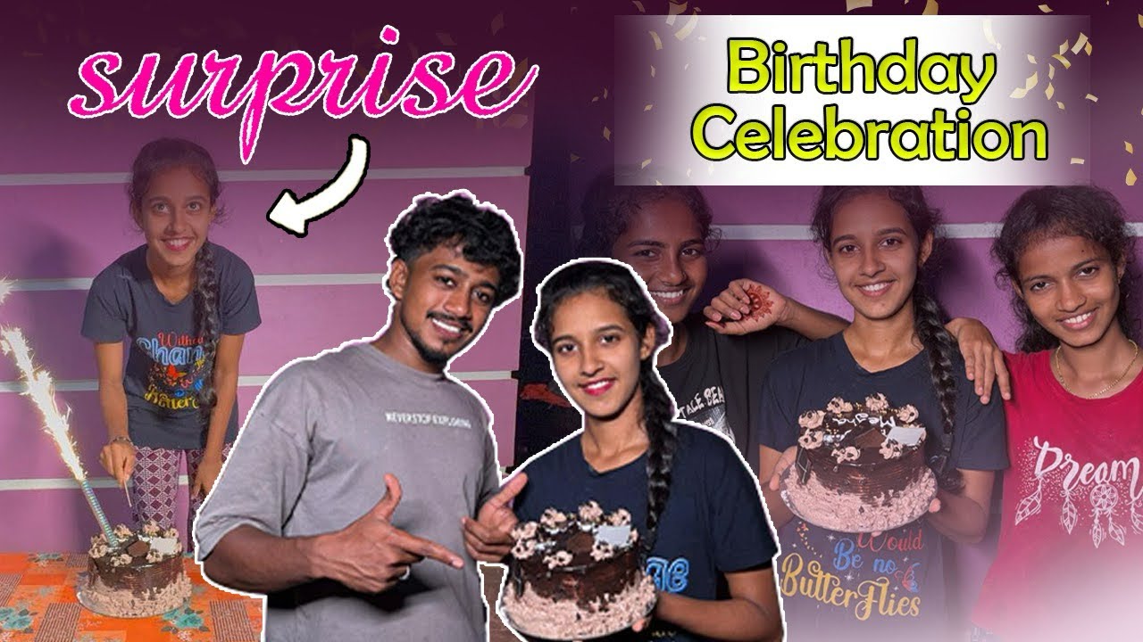 Megha na birthday celebration …surprise cake cutting …@koushitalks ...