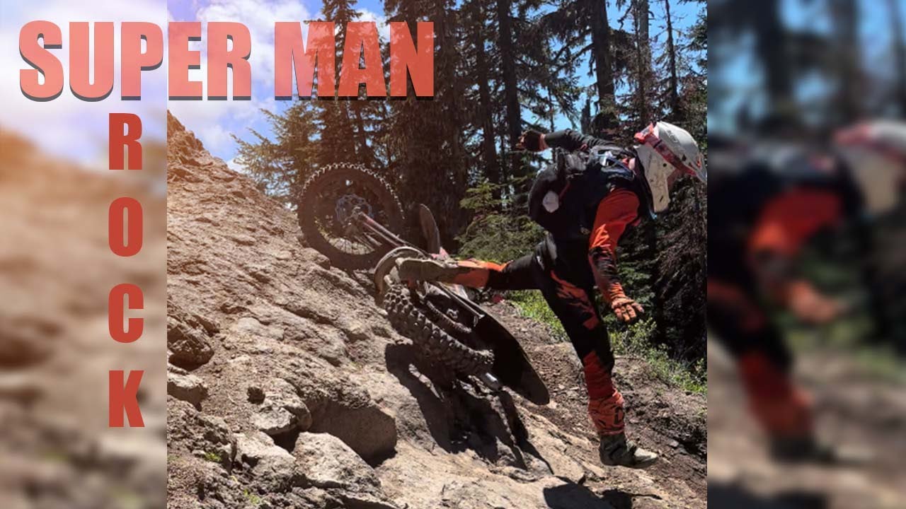 SUPERMAN ROCK / Gifford Pinchot #dirtbike - YouTube