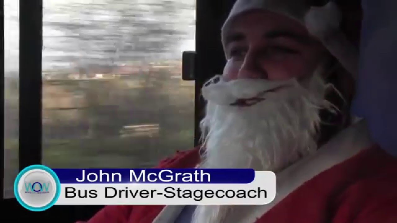 Is Santa Driving Your Bus? Sunderland Stagecoach Drivers Dress Up For ...