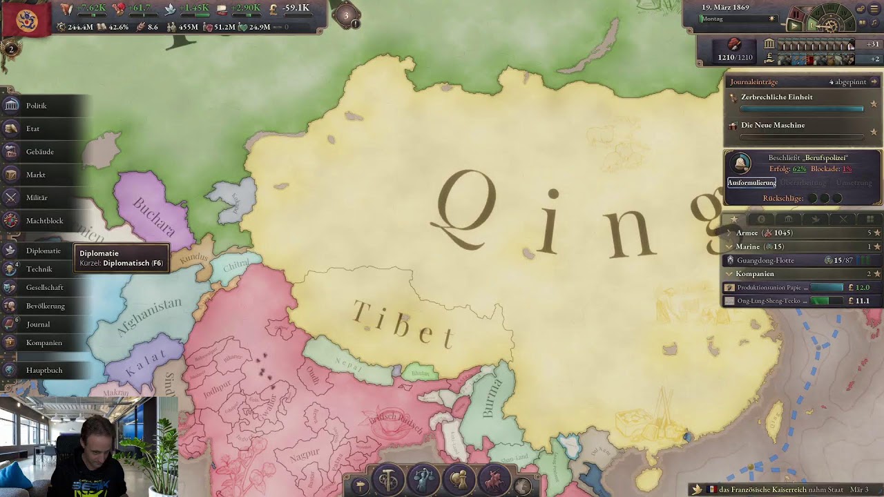 China mit der Tech&Res Mod bis ins Jahr 2000 | Victoria 3 - YouTube