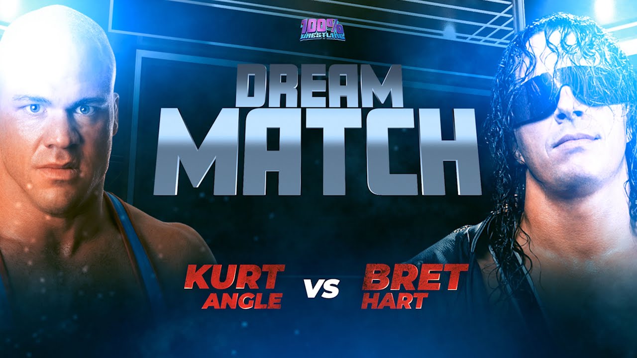 DREAM MATCH: Kurt Angle vs Bret "The Hitman" Hart - YouTube