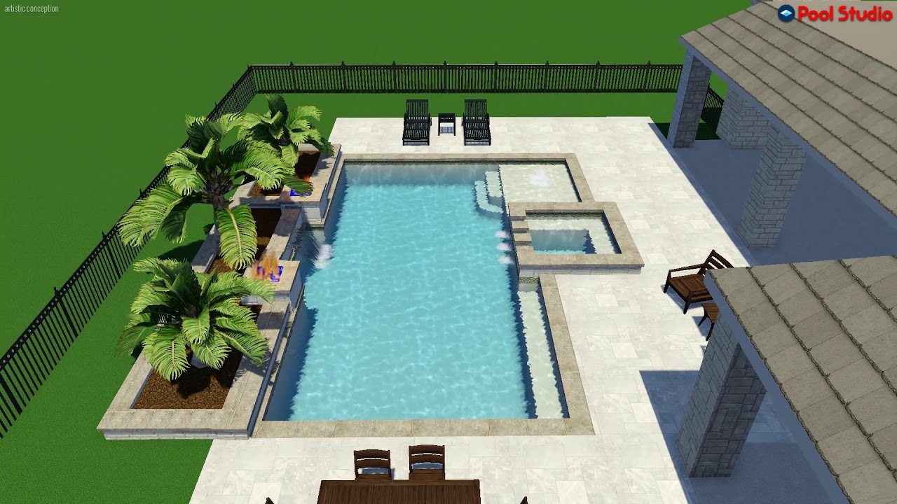 Pool Studio - 3D Swimming Pool Design Software - YouTube