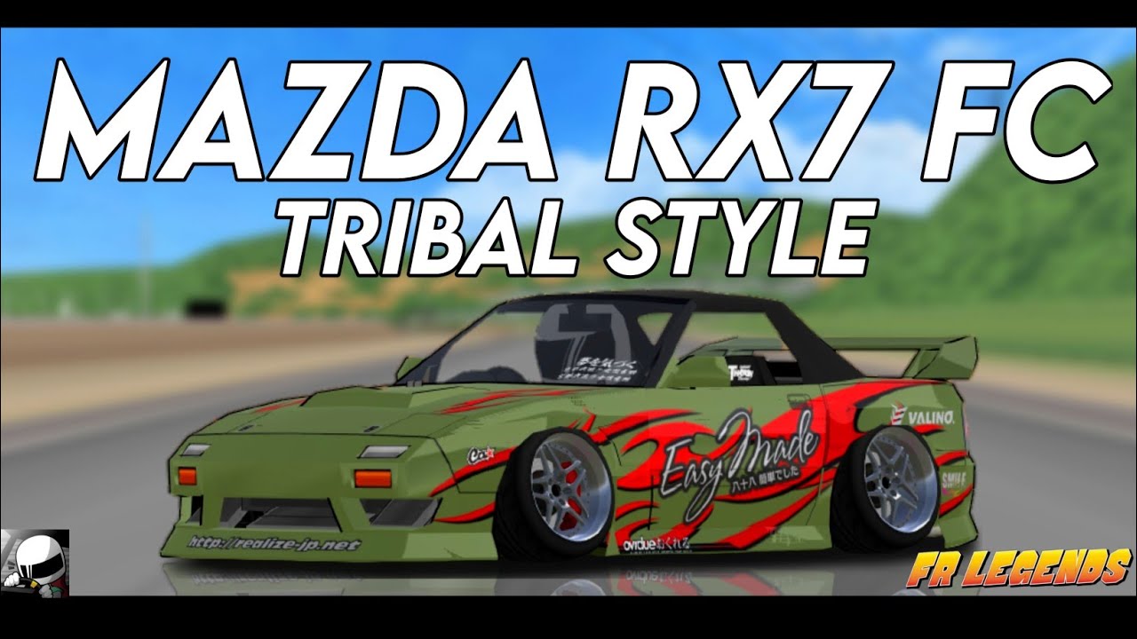 Livery Mazda Rx7 Fc Tribal Style Drift - Fr legends - YouTube
