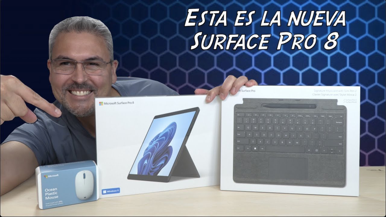 Microsoft Surface Pro 8 con Keyboard, Slim Pen 2 y Windows 11 UNBOXING ...