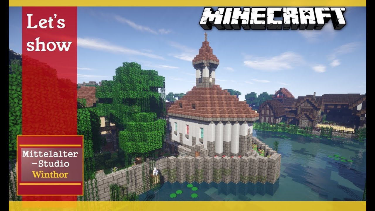 Die Dorfkirche, der Friedhof & das Pfarrhaus || Let's Show || Minecraft ...
