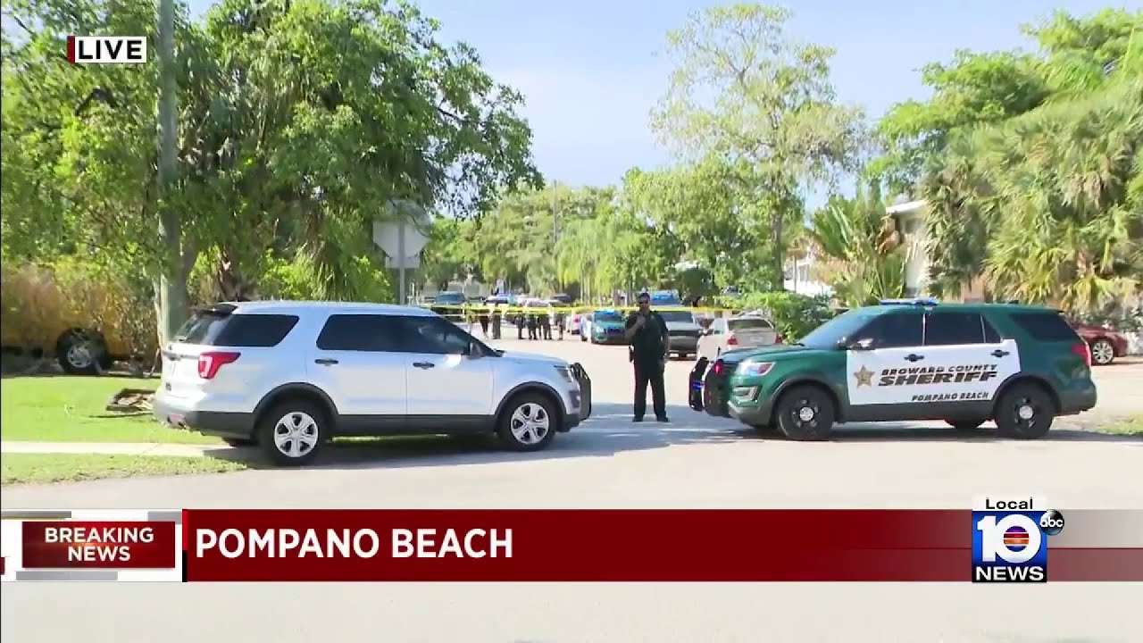 Deputies respond to reports of shooting in Pompano Beach - YouTube