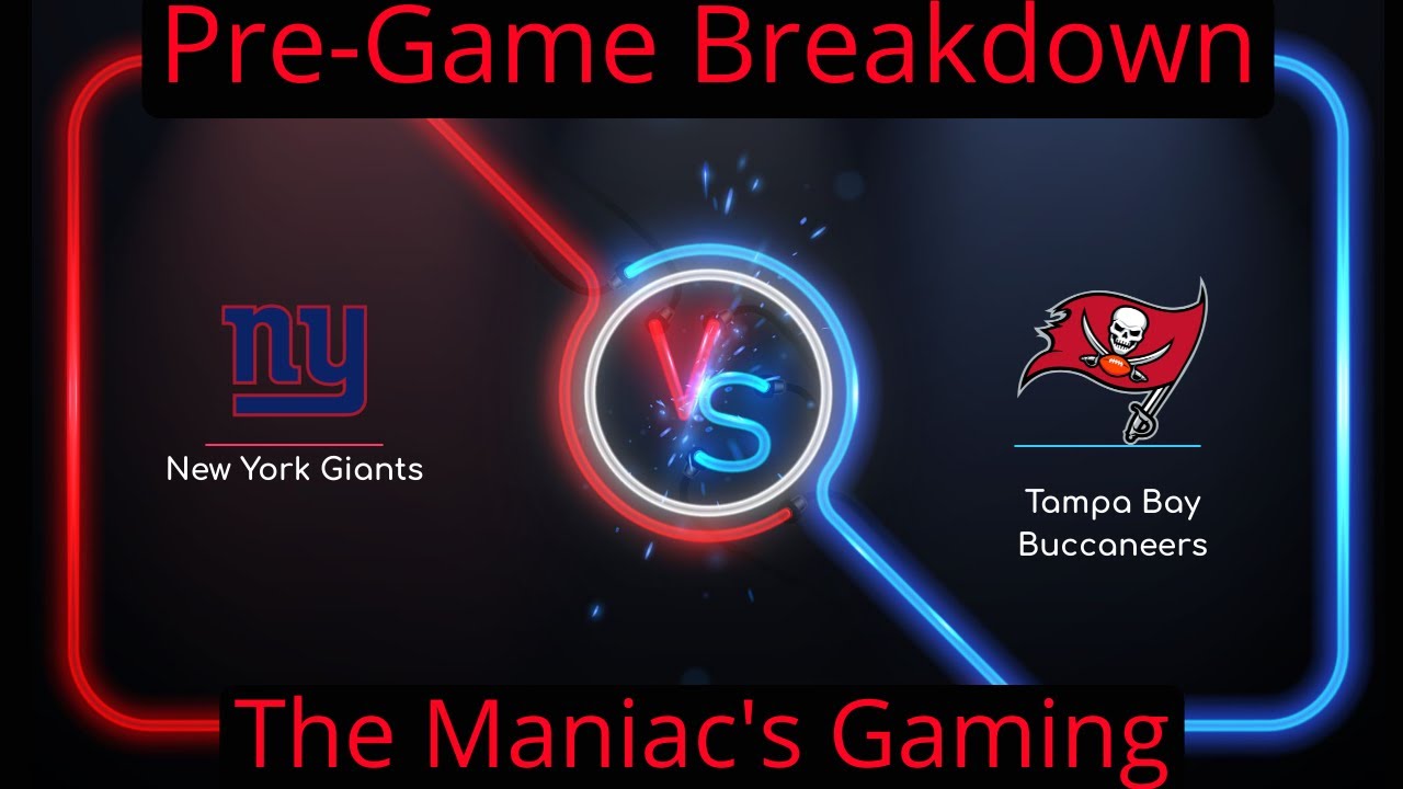 Giants' vs Buccaneers' preview! Buccaneers fan breakdown #nfl # ...