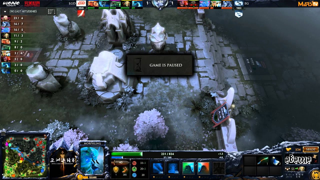 EG vs LGD - (Dota 2 Asia Championships) - LD & WinteR - YouTube