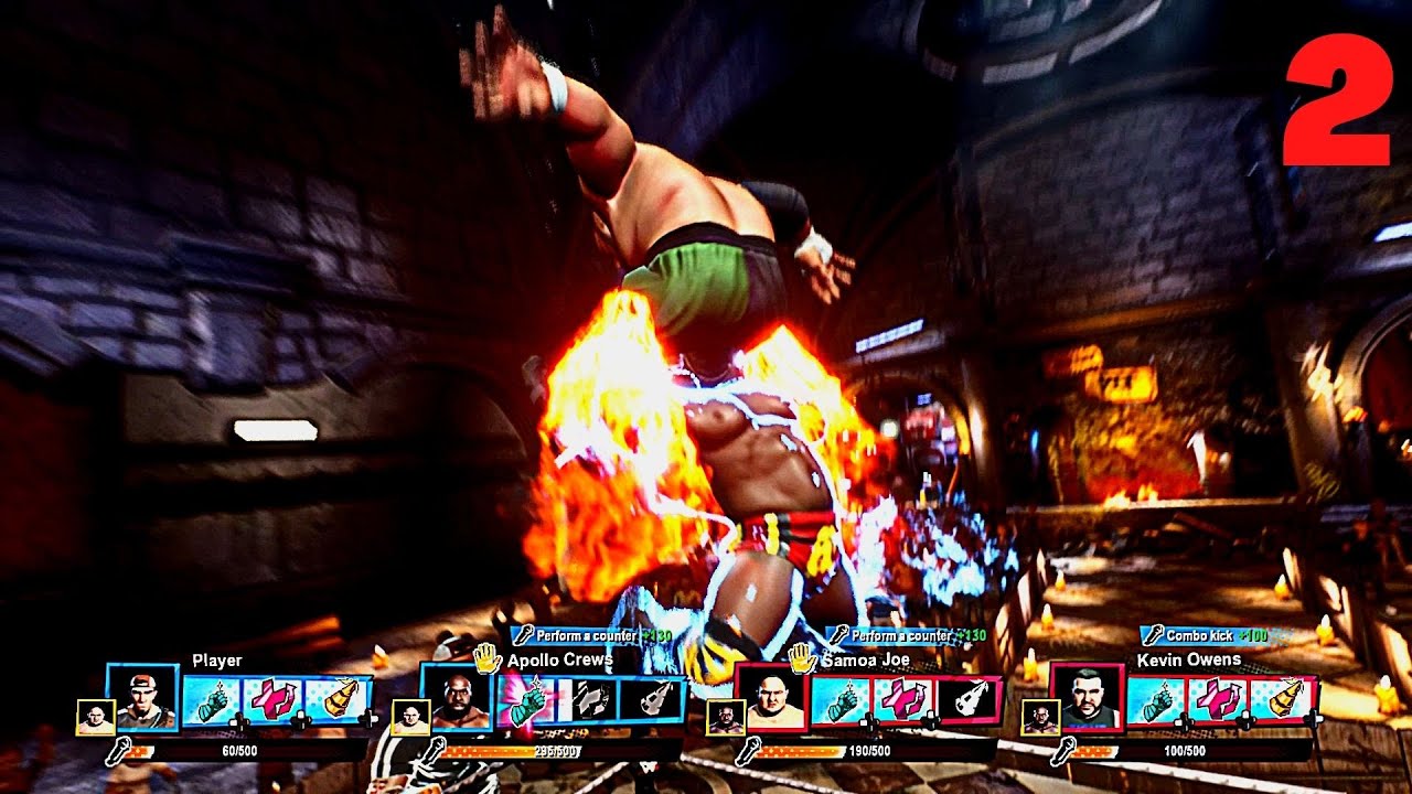 WWE 2K Battlegrounds - Campaign Story Gameplay Walkthrough Part 2 (No ...