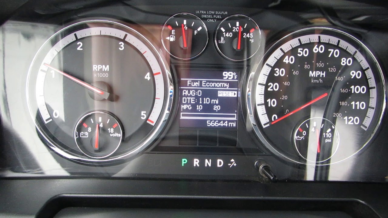 2012 Ram 2500 4x4 Instrument Cluster Dallas Fort Worth, TX #36959 - YouTube