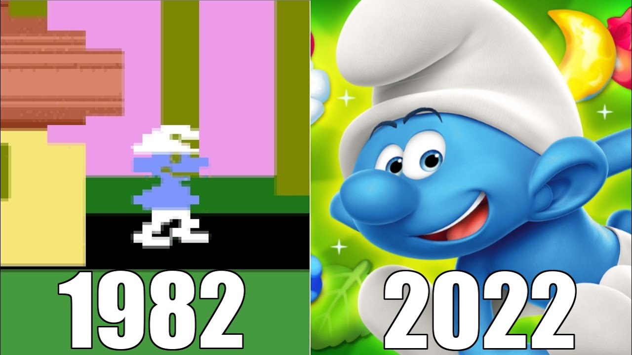 Evolution of The Smurfs Games [1982-2022] - YouTube