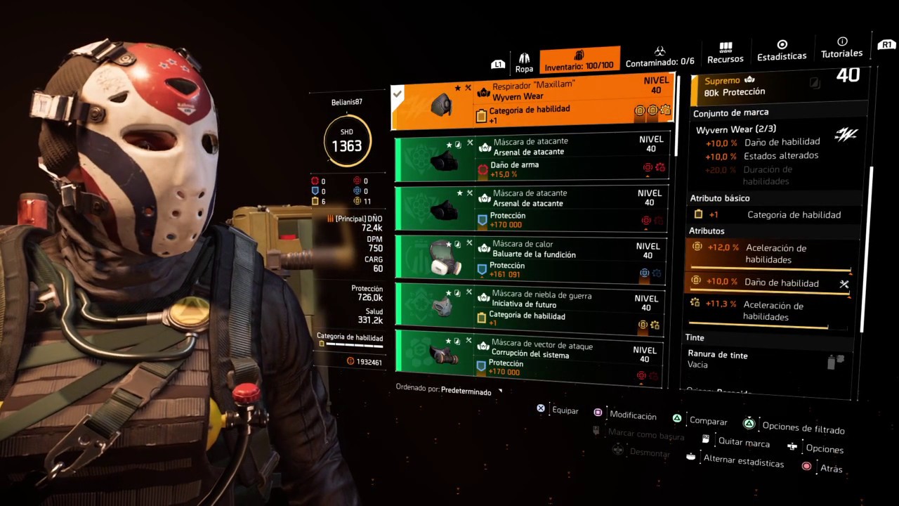 THE DIVISION 2 - PROTOCOLO ECLIPSE - VARIACIONES PARA PVP Y PVE - YouTube