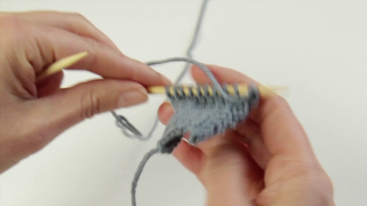 Glattstrikk - teknikk - YouTube