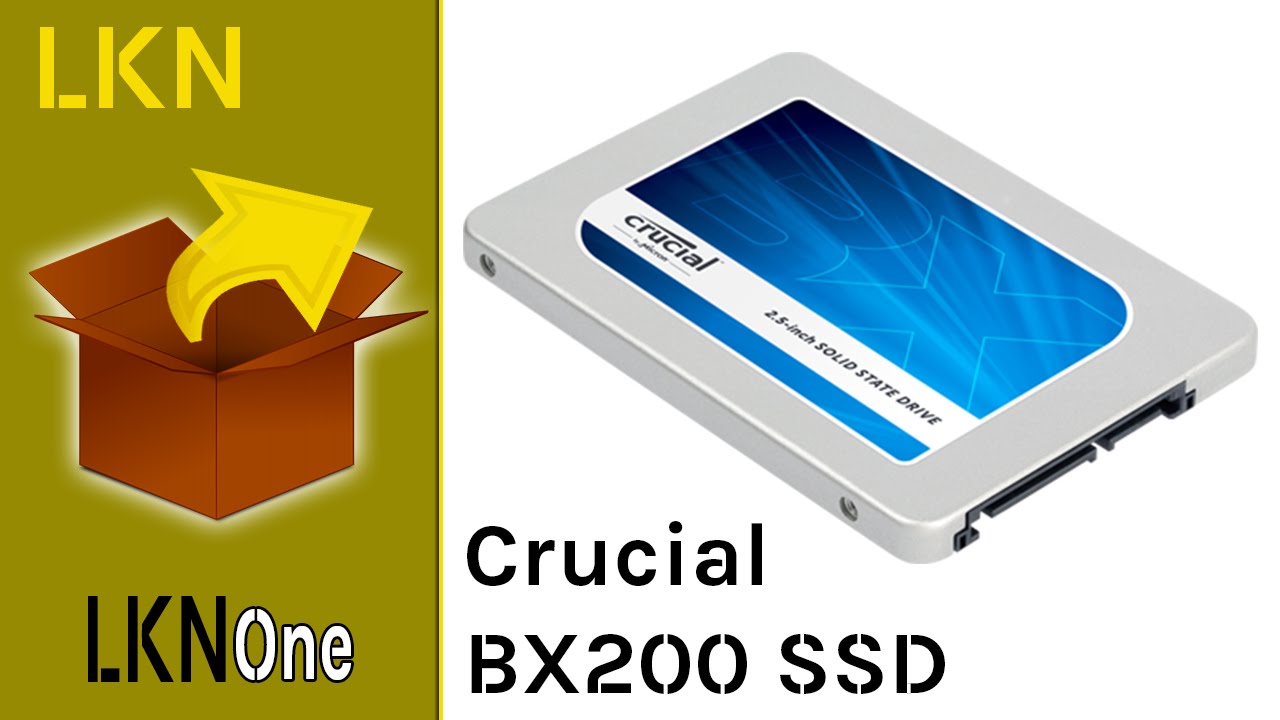 Unboxing of Crucial BX200 240GB SSD - YouTube