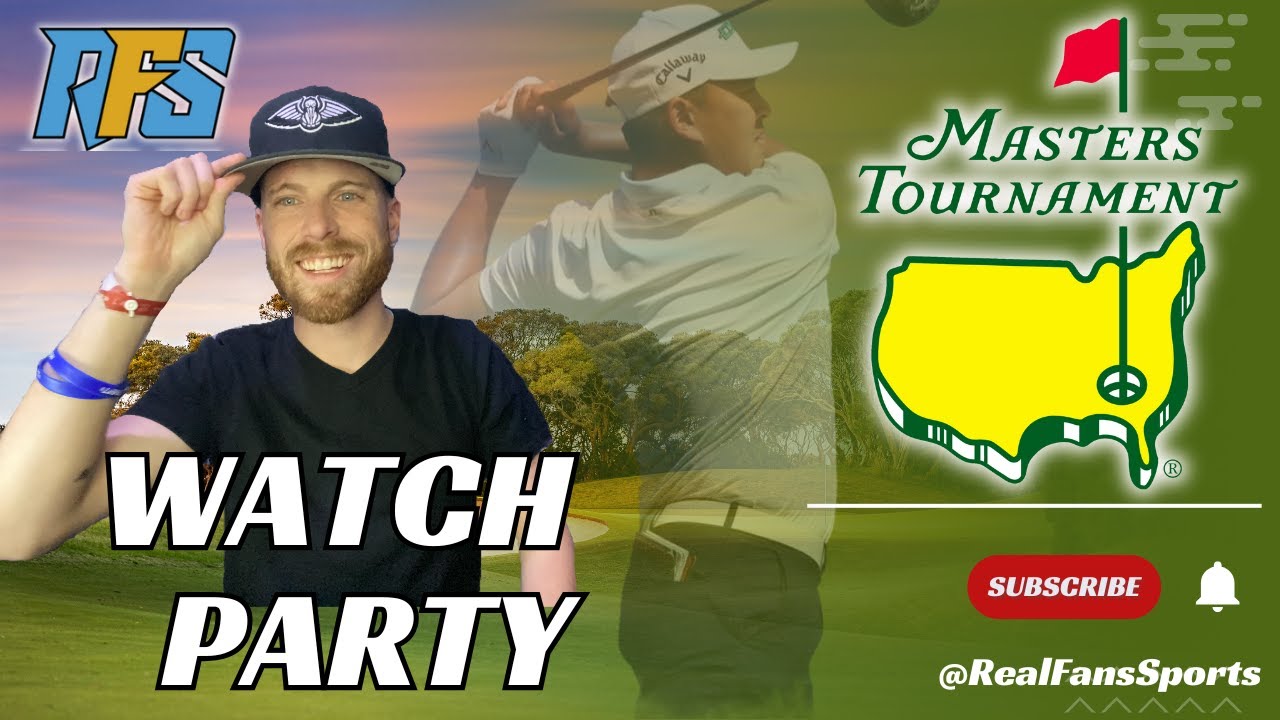 THE MASTERS TOURNAMENT | DAY 3 LIVE WATCH-A-LONG | REAL FANS SPORTS ...