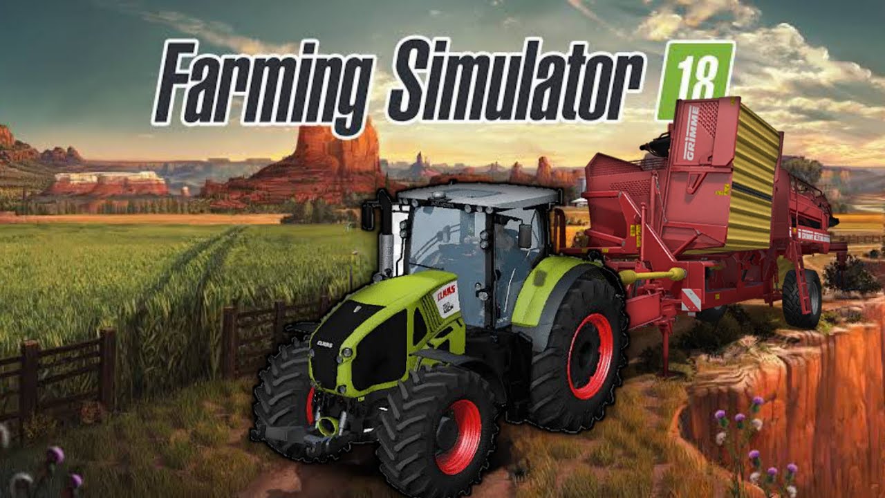 Harvesting potato with new tractor in fs 18 | farming simulator 18 ...