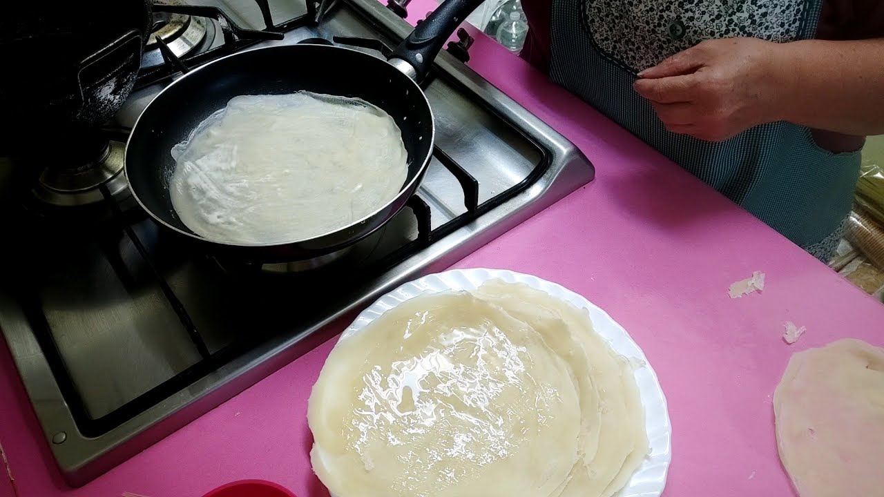 AUTENTICA MASA CASERA MUY FACIL DE HACER DE LOS ROLLITOS DE PRIMAVERA ...