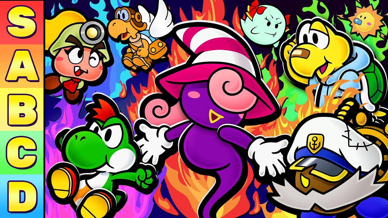 The Paper Mario TTYD Partner TIER List! (+N64) - YouTube