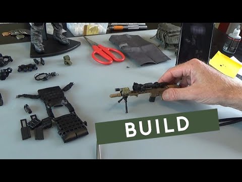 Part 2 of Building the CBI Task Force "Brad" action figure - YouTube