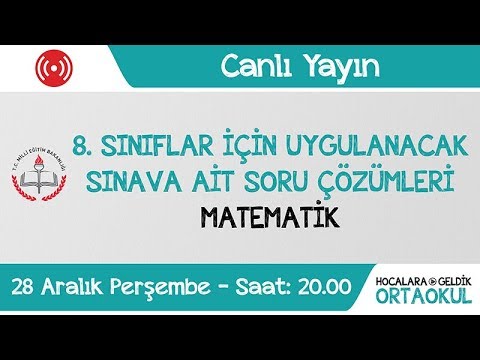 LGS (Liseye Geçiş Sınavı) Örnek Soru Çözümleri - Matematik