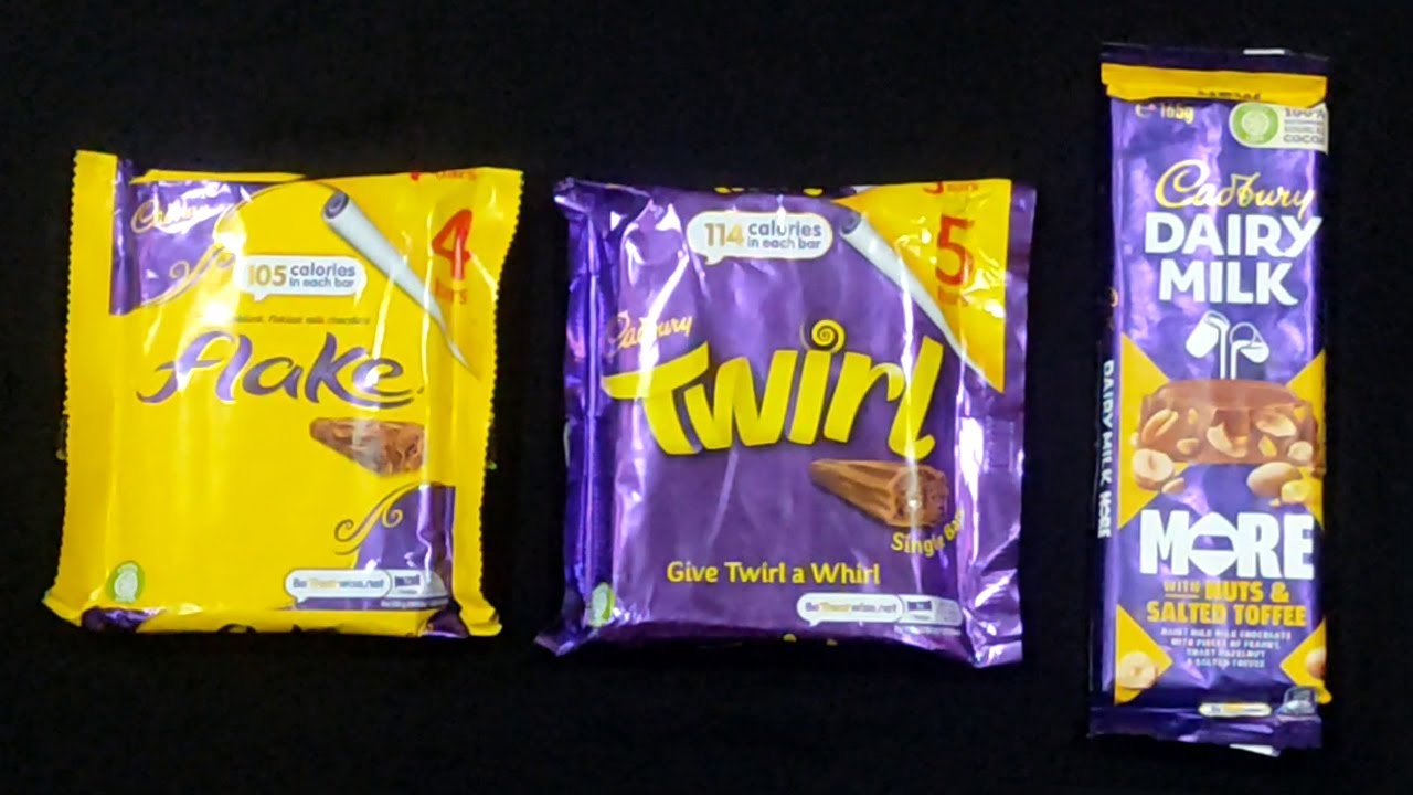 Cadbury Dairy Milk More vs Cadbury Flake vs Cadbury Twirl - YouTube