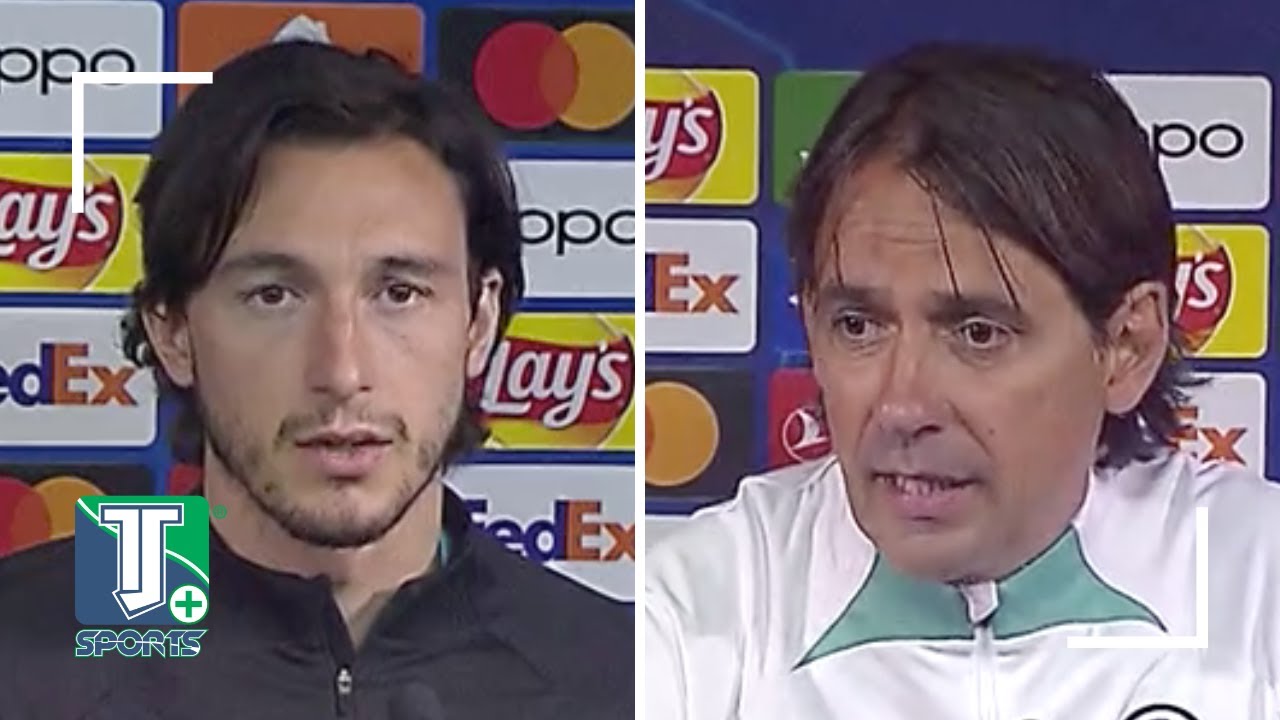 Matteo Darmian e Simone Inzaghi parlano in vista della partita di UCL ...