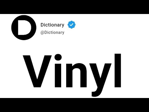 Vinyl Meaning In English - YouTube