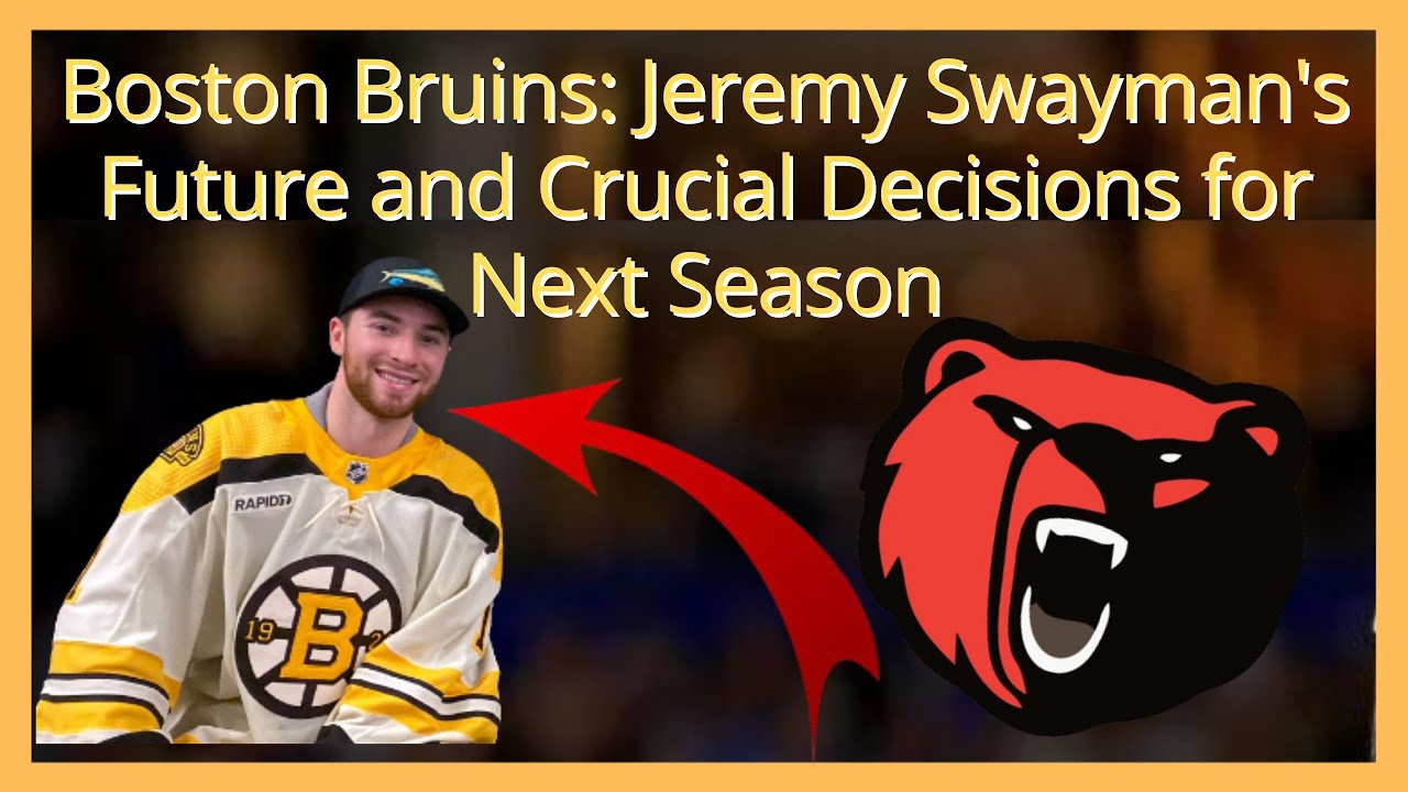 Boston Bruins: Jeremy Swayman's Future and Crucial Decisions for Next ...