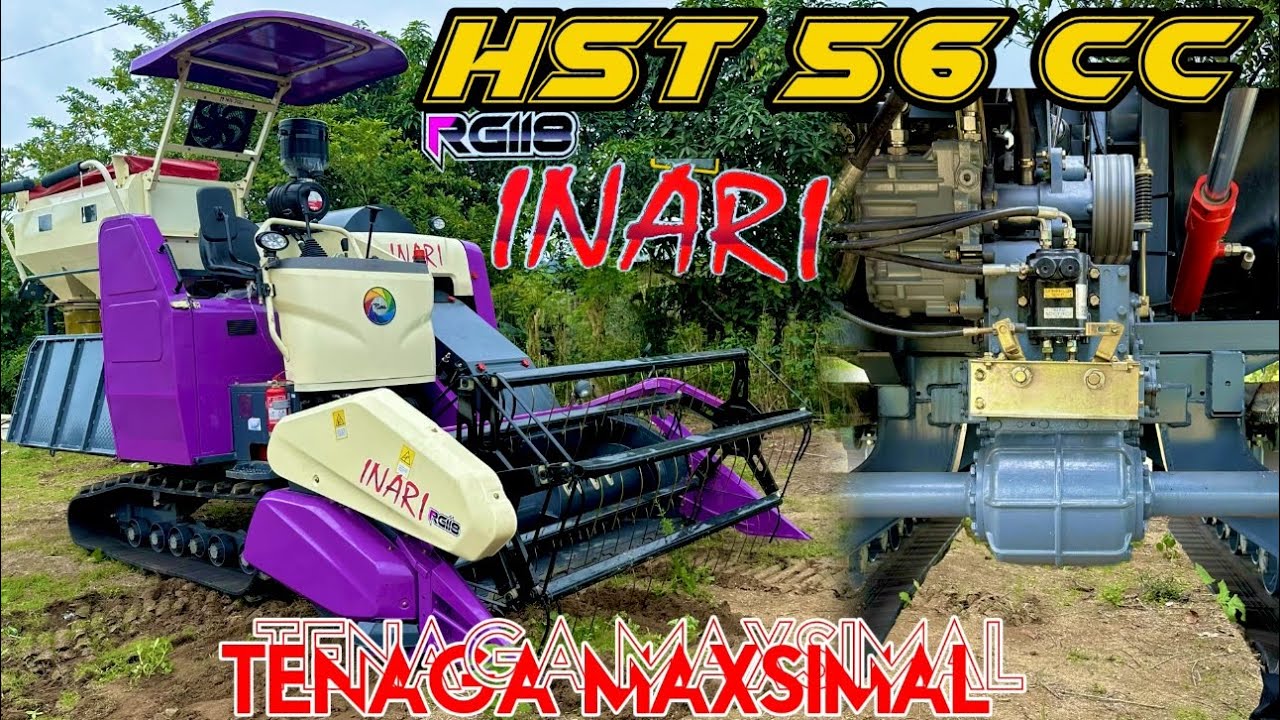PERTAMA DI INDONESIA ‼️ KOMBI SAWAH BESAR INARI RG 118 HST 56 CC - YouTube