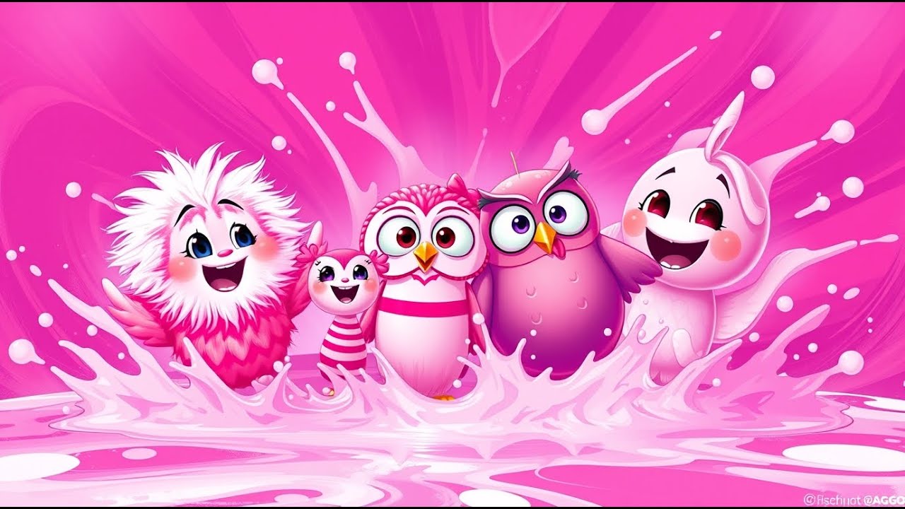 🤣 Wiggle, Giggle & OOPS… We Turned PINK?! 🎨🐰 | Toddler Nursery Rhymes ...