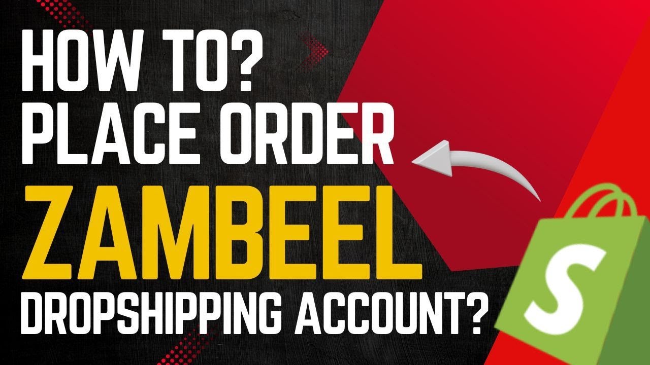 How To PLACE ORDER On Zambeel Dropshipping? | Order Fulfillment On ...