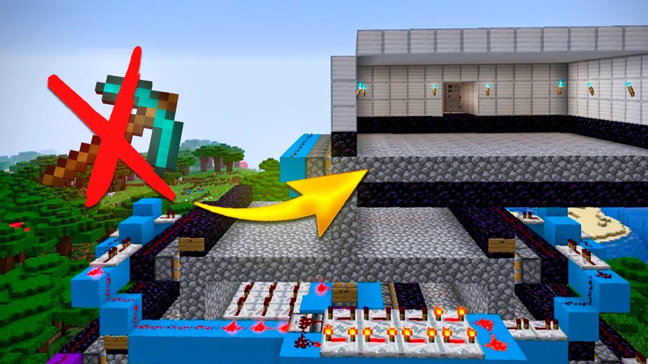 He hecho un Suelo Irrompible en Minecraft Survival - YouTube