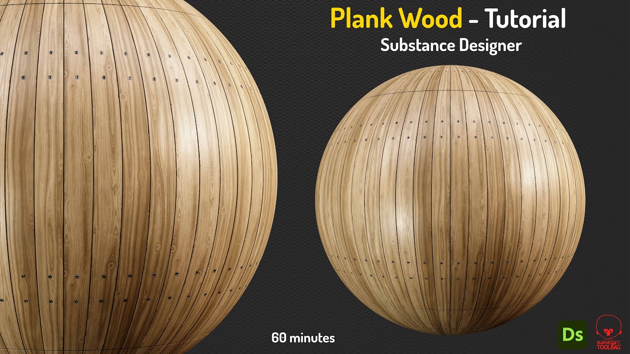 How to create Plank wood in Substance Designer - YouTube