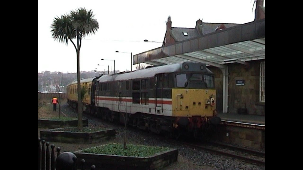 Class 31,31 454 on test train down the Esk Valley to Whitby/Saltburn ...