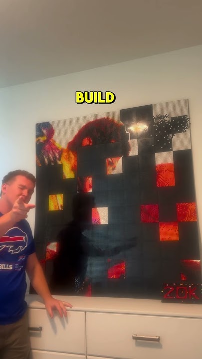 Day 26 of adding one stud for every sub!! Huge Lego art!!! - YouTube