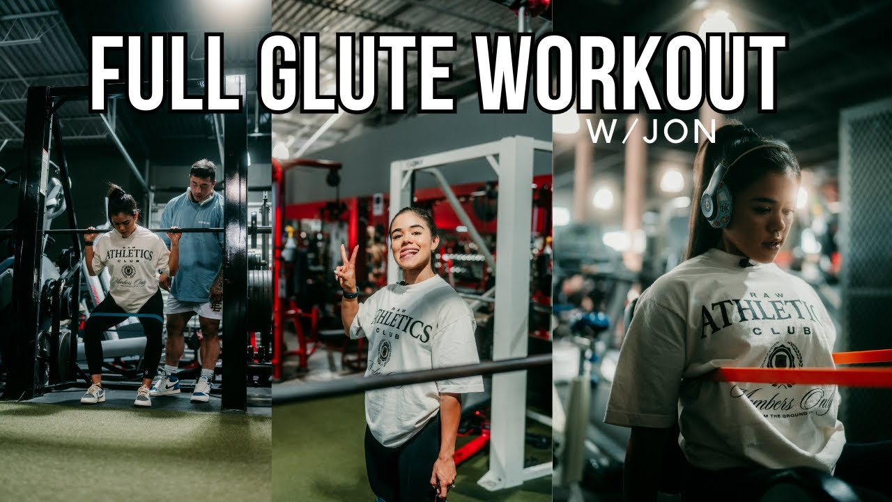 FULL GLUTE WORKOUT w/ JON - YouTube