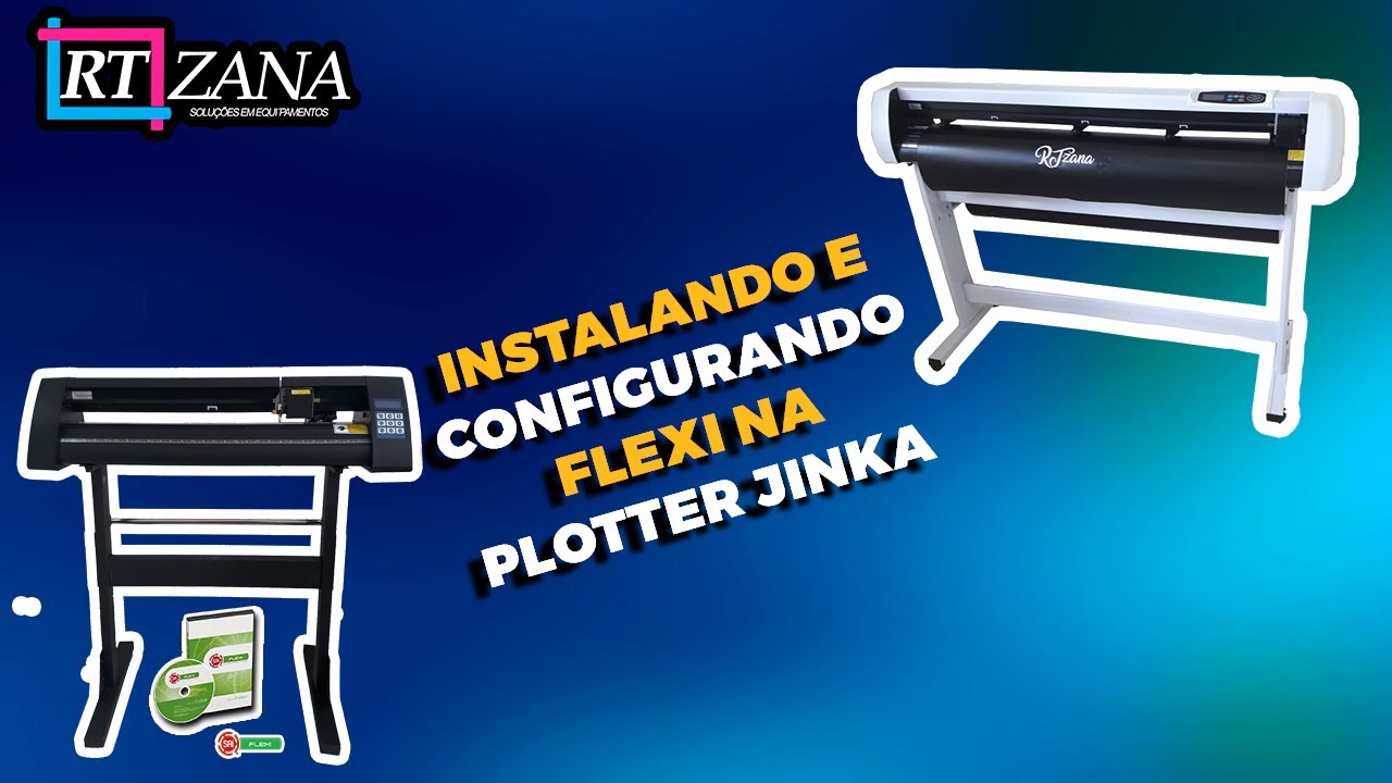 Instalação Flexi 12 e configuração da plotter de recorte Jinka Jk1351HE ...