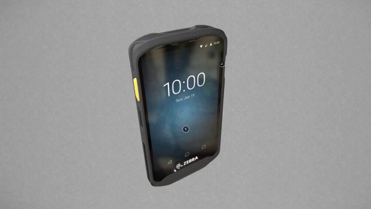Zebra TC25 Rugged Smartphone 3D View Product Overview Video - YouTube