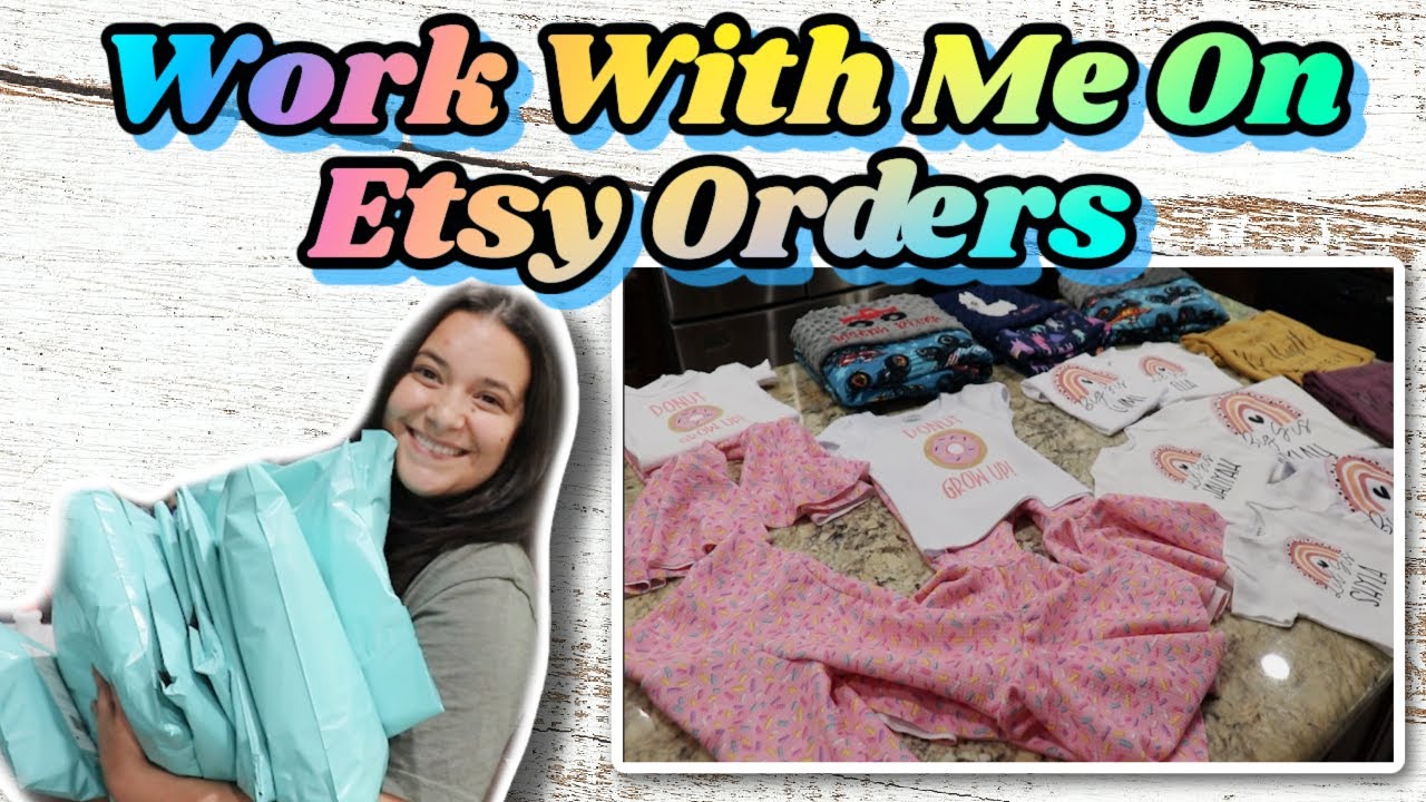 A REAL Day In The Life As A Successful Etsy Shop Owner / Work With Me ...