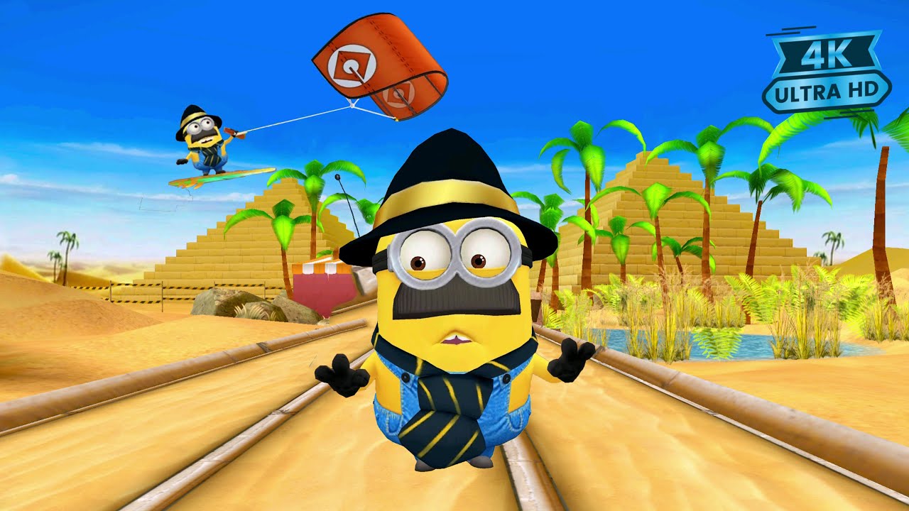 Minion rush 1 run 2 Challenge at the Pyramids with Golden Ticket Dad ...