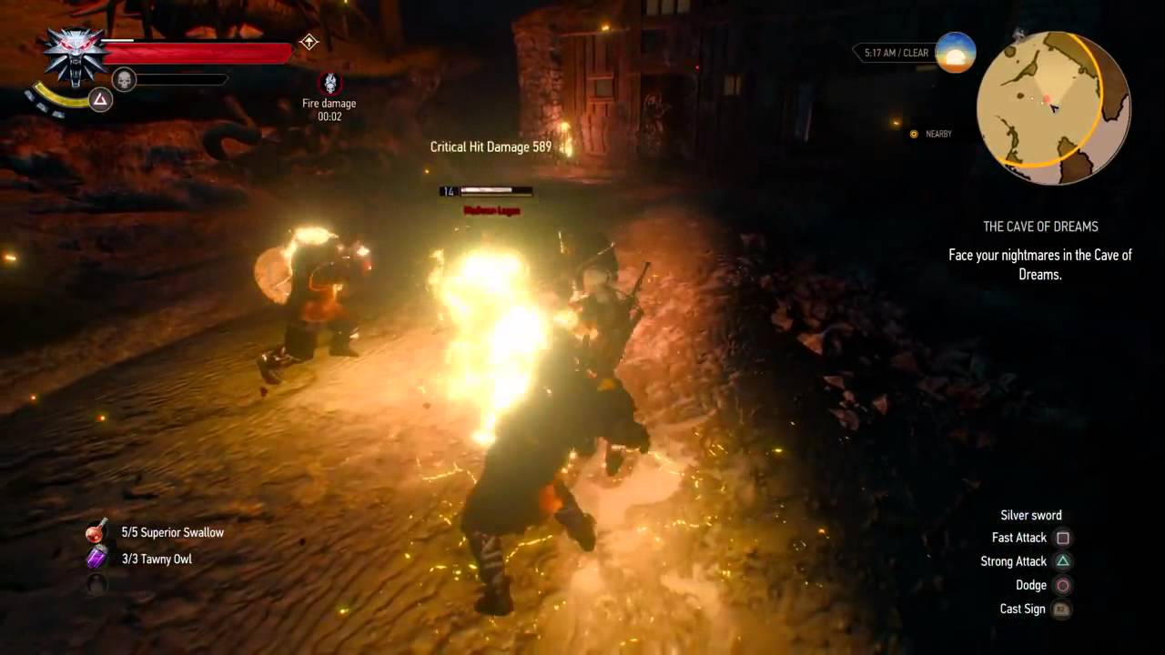 The Witcher 3: the cave of dreams - YouTube