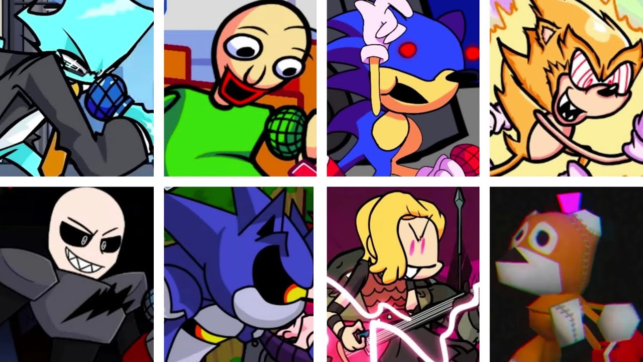 FNF Godrays 💙 But with 12 Different Covers🎶🎤 (Godrays Mashup) - YouTube