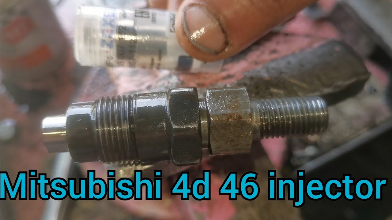 how to mitsubishi 4d 56 engine new injector install | mitsubishi ...