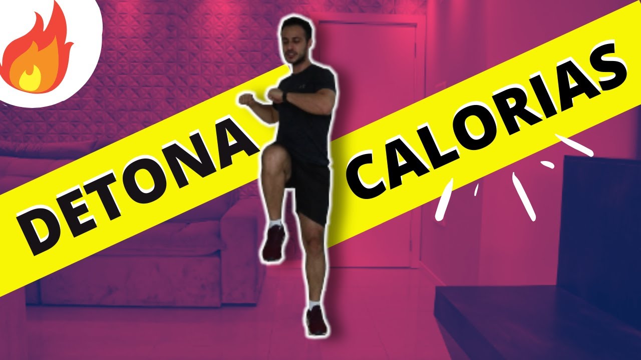 Treino para QUEIMAR CALORIAS (exercícios para fazer em casa) - YouTube