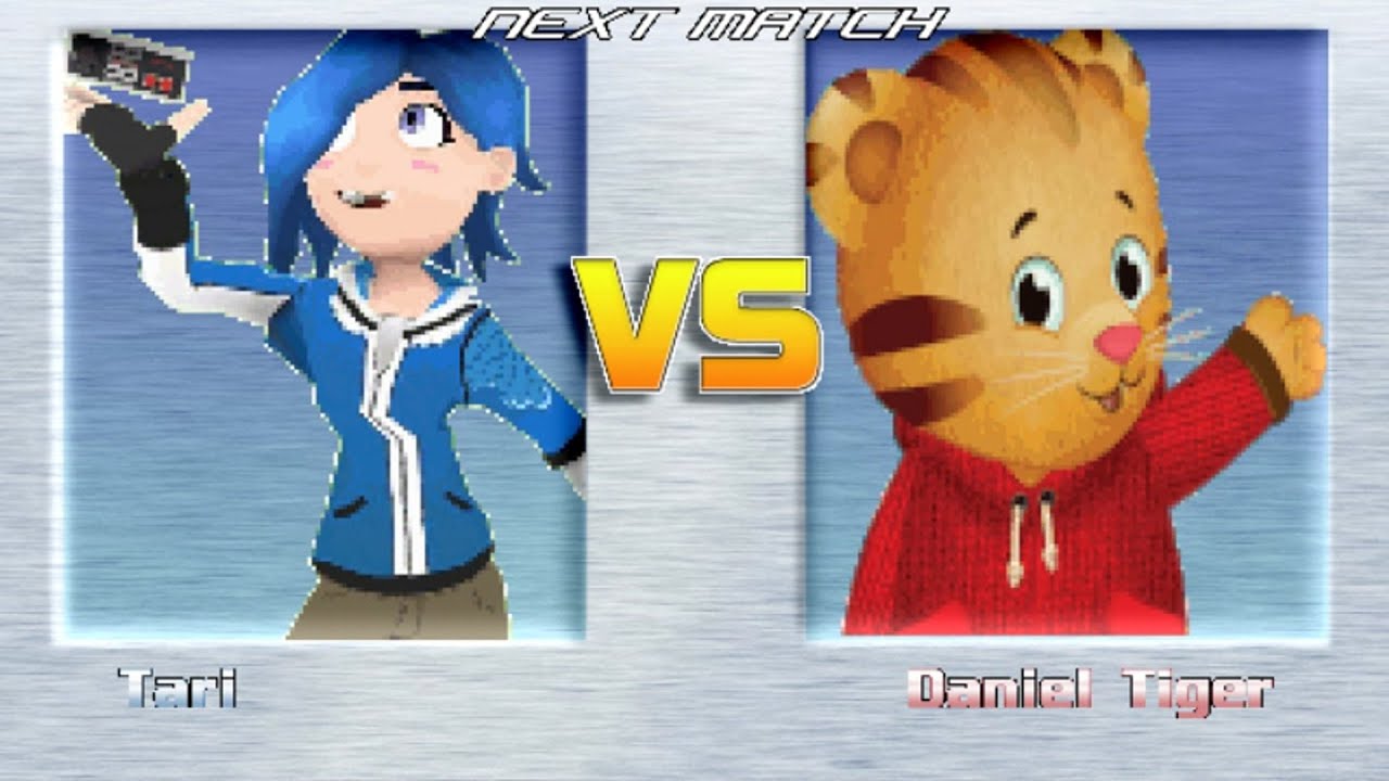M.U.G.E.N BATTLES | Tari vs Daniel Tiger - YouTube