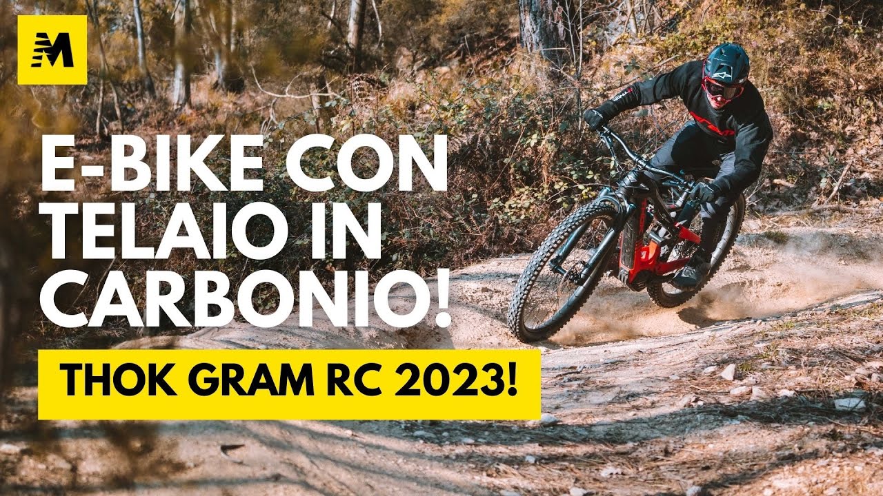 Thok Gram RC 2023: TEST esclusivo della enduro e-bike in carbonio ...