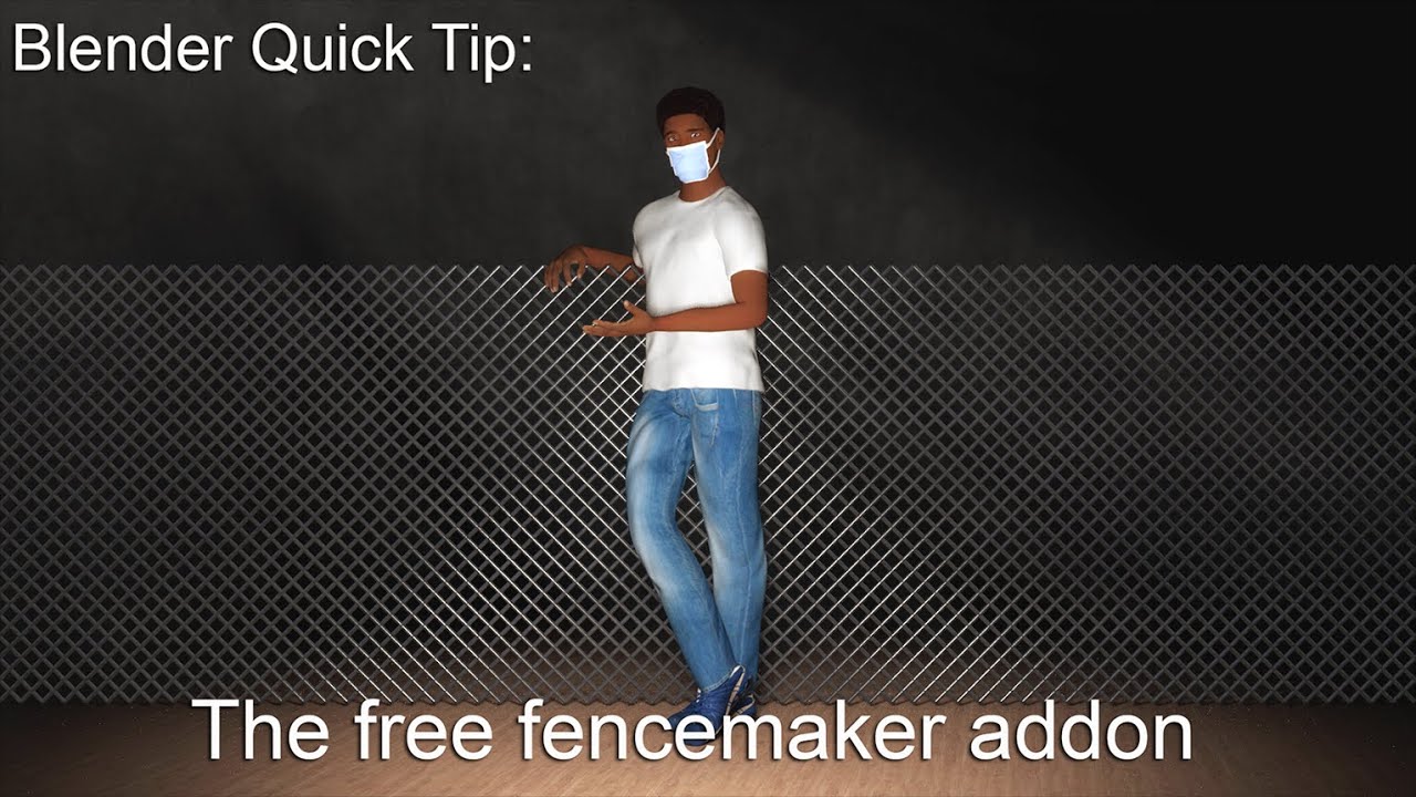 Blender Quick Tip: The free fencemaker addon - YouTube