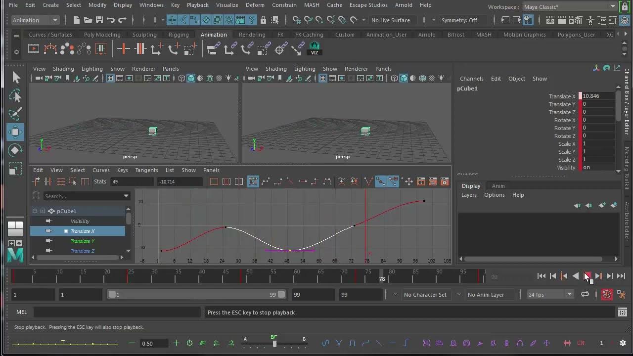 How to Use the Graph Editor in Autodesk Maya - YouTube