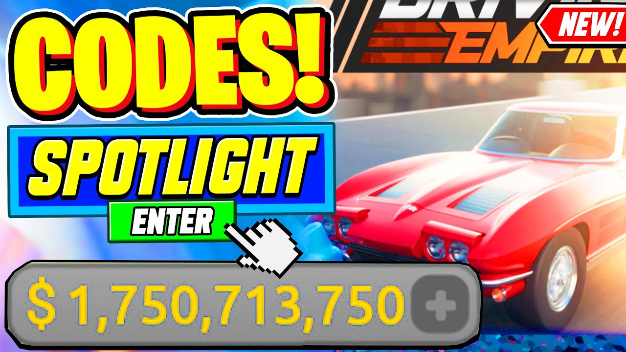 ⚠️New⚠️ ALL WORKING SPOTLIGHT UPDATE CODES For Driving Empire - Roblox ...