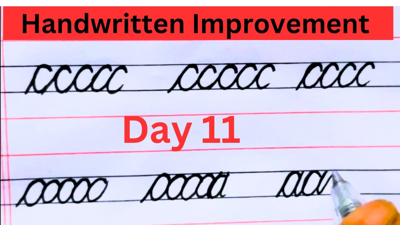 Handwritten improvement day 11 | Cursive handwriting | - YouTube